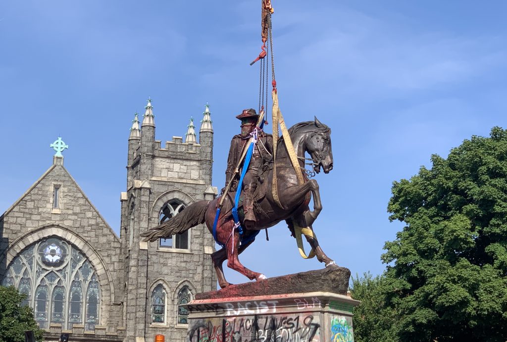 PHOTOS: Richmond removes Monument Avenue statue honoring Confederate ...