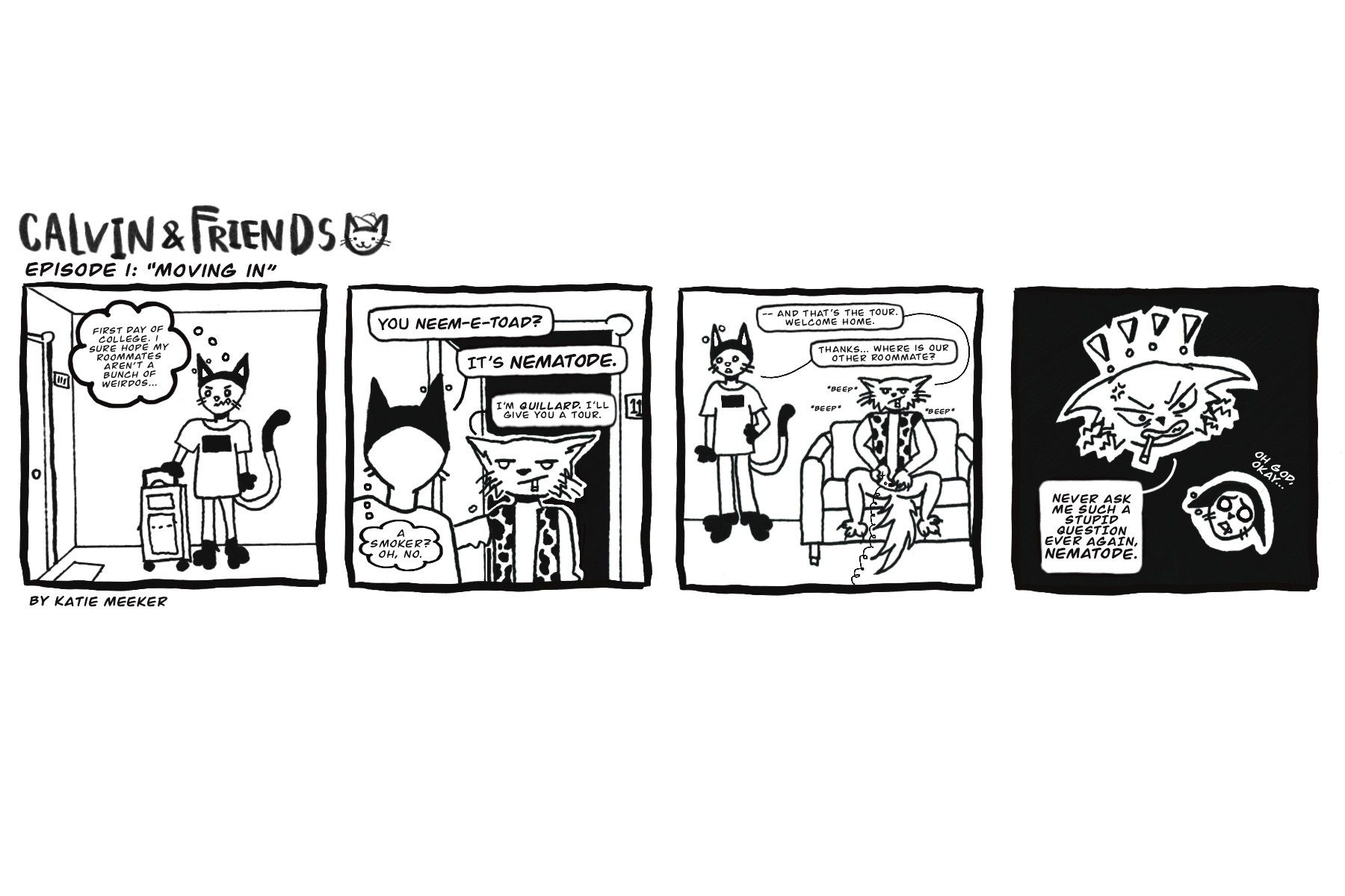Calvin & friends: moving in